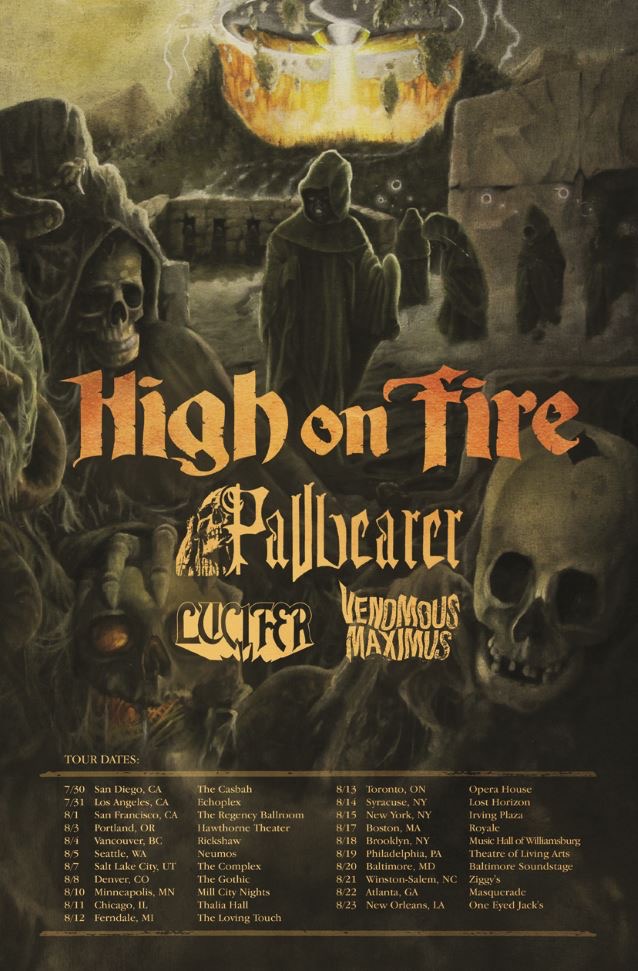 Concert Review: High on Fire, Pallbearer, Lucifer and Venomous Maximus ...